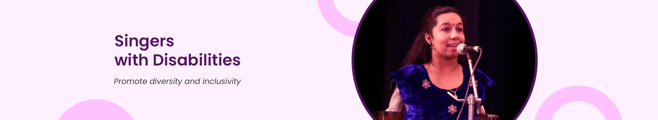 Singers with Disabilities India